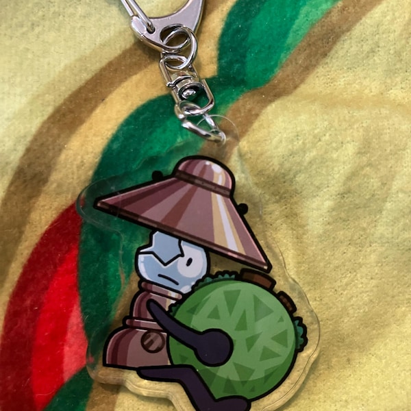 HFJONE Airy Enamel Pin, Acrylic Keychain, and Holographic Vinyl Sticker ...