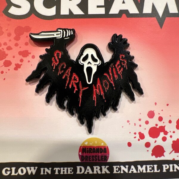 Scream Scary Movies Enamel Pin - Etsy