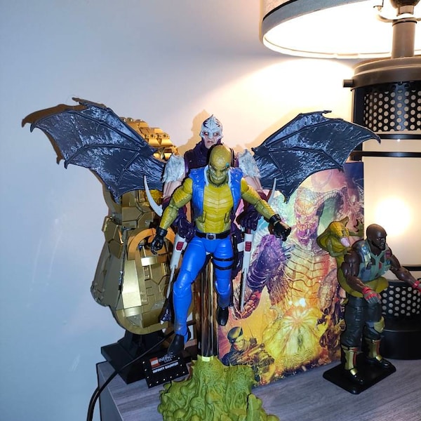 Wings & Flight Stand for the Classified Nemesis Immortal Enforcer - Etsy