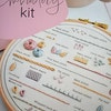 Stitch Along Embroidery Kit / Complete Beginner Embroidery Kit / Pick ...