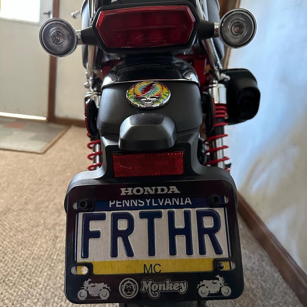 License Plate Frame for Honda Monkey Bike - Etsy