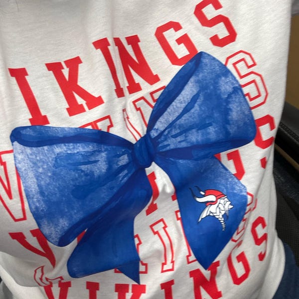Personalized Team Mascot Bow Shirt: School Spirit T-shirt - Etsy