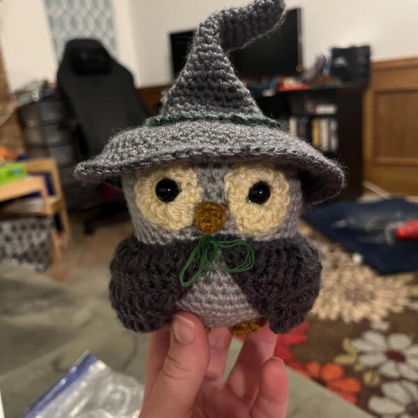 Owl Wizard Crochet Pattern , Amigurumi Mini Magical Animal Crochet PDF ...