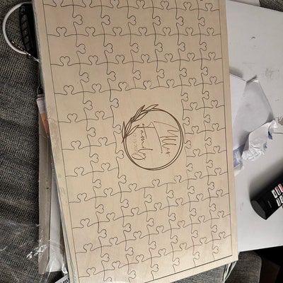 Puzzle Guest Book, Wooden Guest Book, Wedding Puzzle, Heart Guest Book ...