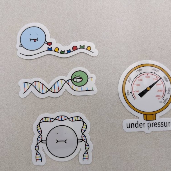 DNA Proteins Sticker Pack - Etsy