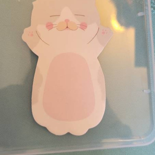 Cute Cat Sticky Notes, Planner Memo, to Do Sticky Notes, Kawaii Notepad ...