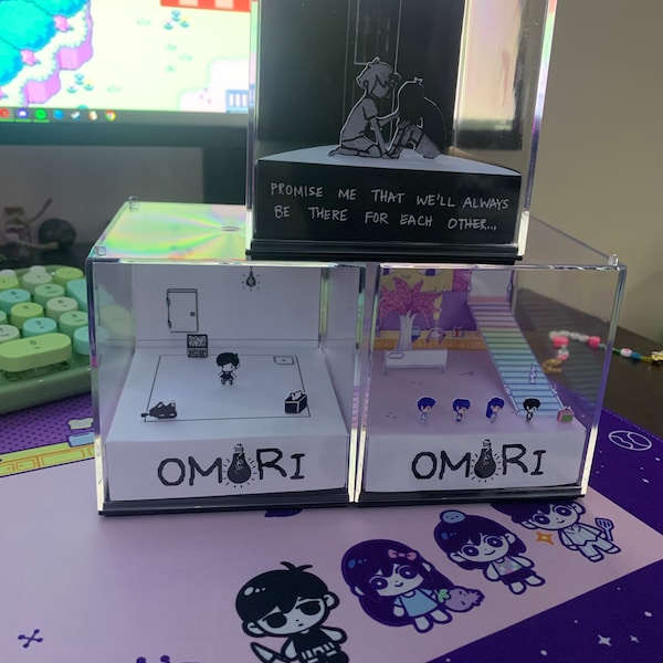 OMORI - Neighbor's Room - 3D Game Cube Diorama - Etsy