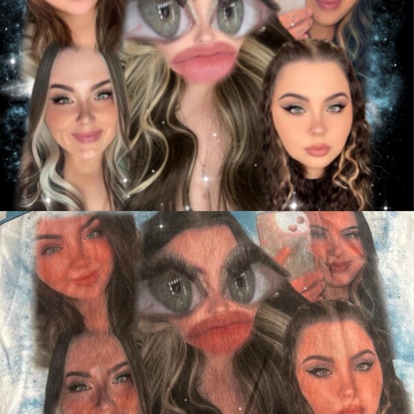 Couples Gift Personalised Collage Print Gift for Boyfriend, Girlfriend ...