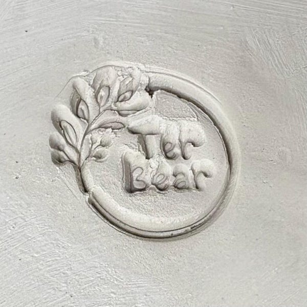 Custom Ceramic Stamp: Personalized Pottery Clay Stamp - Etsy