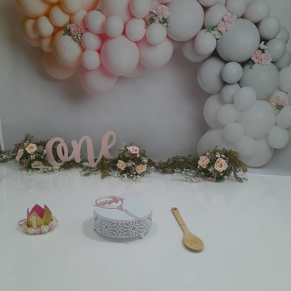 One Sign First Birthday One Wooden Sign Birthday Decor One Wood Letters ...