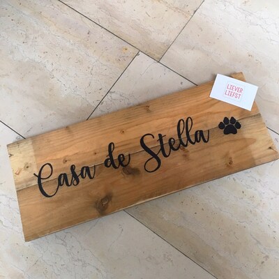 Teak Wood Sign With Painting of Mountains - Etsy