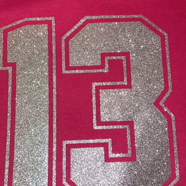 Custom Sport Jersey Iron-on – Name and Number Decal - Football Tshirt ...