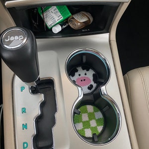 Set of 2 Car Coasterscute Car Accessoriescustomisable Car - Etsy