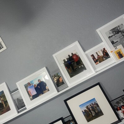 Seven Piece White Picture Frame Set, White Display Mats 622FSET01S07Z ...