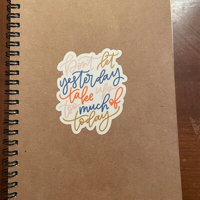 Inspirational Saying Sticker Quotes Positive Quote Decals Self Care ...