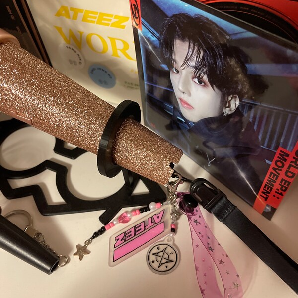 ATEEZ KPOP Keychain *various Colors* ATINY - Etsy