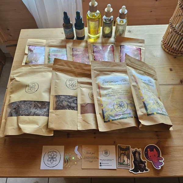 MOON CYCLE TEA Goddess Wellness Herbal Blend, Feminine Balancing Tea ...