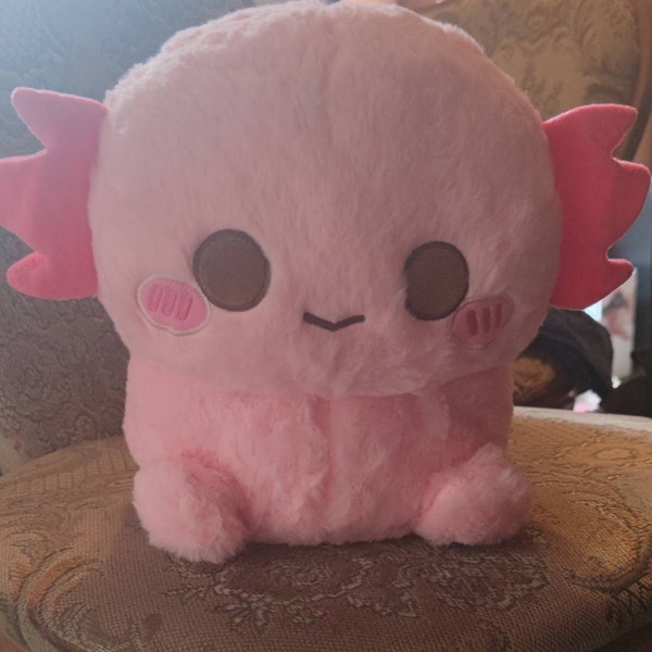 Cute Xoxi the Axolotl Plush Toy Plushie Stuffed Animal Adorable Fluffy ...