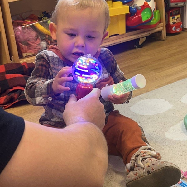 Light up Sensory Fidget Spinner Board - Etsy