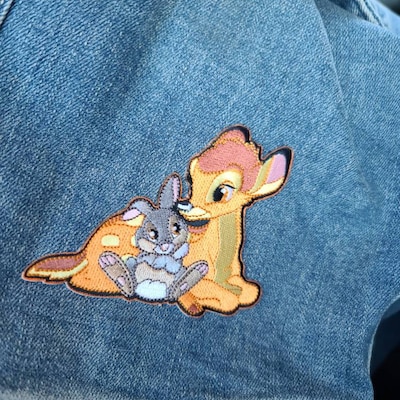 Cute Bambi Thumper Patch Disney Cartoon Classic Craft Apparel - Etsy