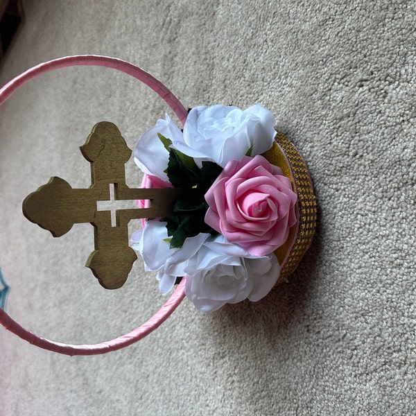 Pack of 10 Baptism Centerpieces With LED Lights • Christening ...