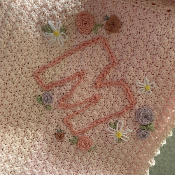 One Skein Baby Blanket Crochet Pattern PDF Download - Etsy