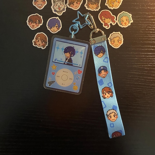 Persona 3 Acrylic Keychain & Wrist Lanyard | 3 Inches | Makoto or ...