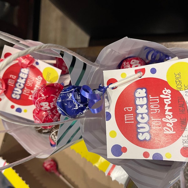 Editable Printable Little Debbie Tree Cake Business Referral Gift Tag ...