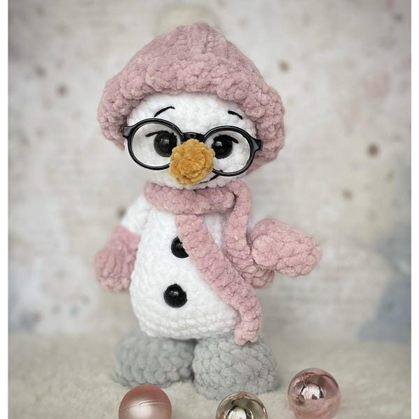 Baby Alby (whity) Snowman / Crochet Snowman Pattern/ Amigurumi (PDF ...