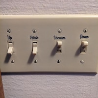 Custom Light Switch Labels // Light Switch Stickers // Light Plate ...