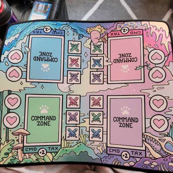 Command Zone Playmat/deskmat - Etsy