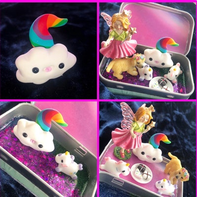 Miniature , Cute Little Polymer Clay Fimo Figurine Kawaii Style ...