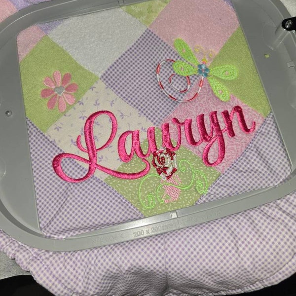 ITH Felt Paper Doll Machine Embroidery Project Design, in the Hoop ...