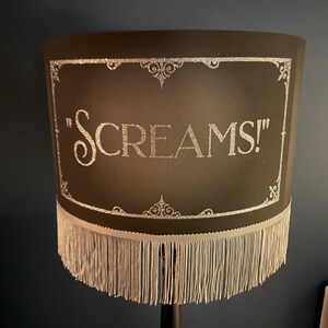 Gothic Lampshade Handmade Skull Light Shade Catacombs Old Bone gothic ...