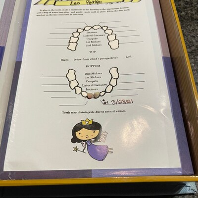 The Baby Teeth Keepsake Book by Tooth Fairy's Tale, for Boys - Etsy