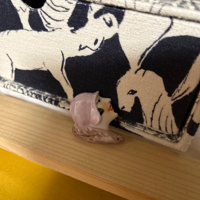 Small Antique Sewing Box, Victorian Cardboard and Celluloid Little ...