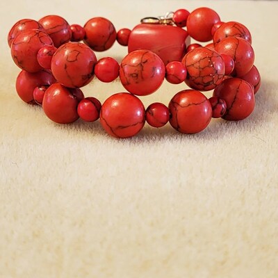12mm Red Magnesite Gemstone Beads 15.5 Inch Strand Round - Etsy