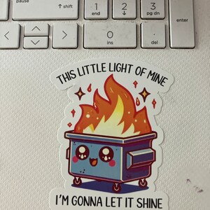 Zaddy Inspired Waterproof Vinyl Sticker, Book Laptop Decals, Water ...