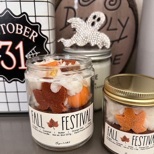 Fall Festival Candles and Wax Melts, Autumn Season, Autumn Candles ...