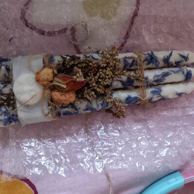 Set Black Herbal Ritual Candles, Protection Candles, Altar Candles ...