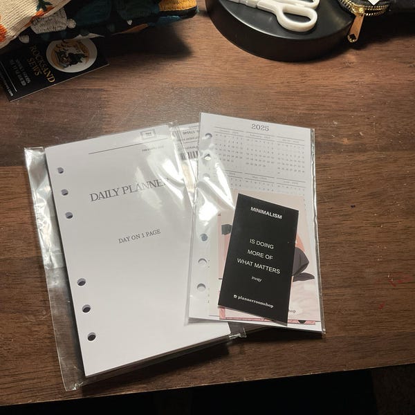 Leather 6-rings Planner Cover, Binder Handmade Genuine Leather Cover ...