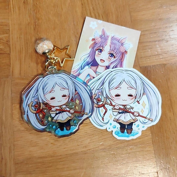 Boochi the Rock! - Epoxy Acrylic Keychains / Charms With Glitter Epoxy ...