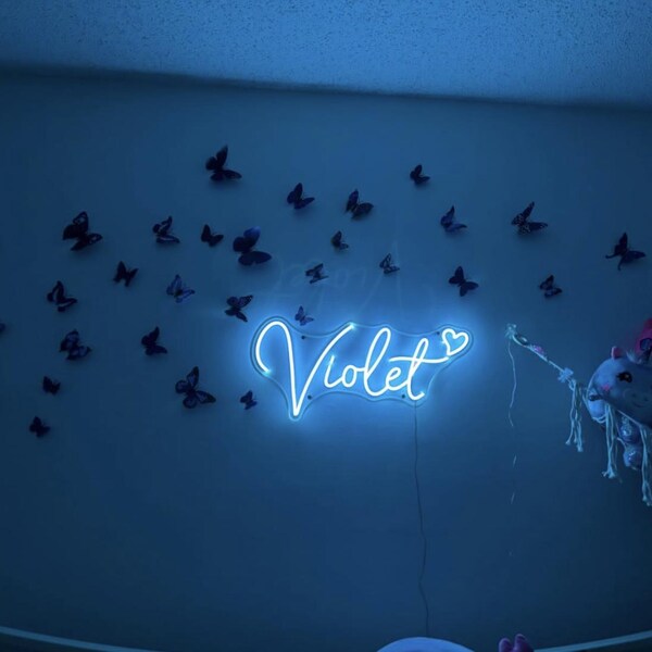 Custom Neon Sign, Kids Bedroom Neon Sign Light, Light up Name Sign ...
