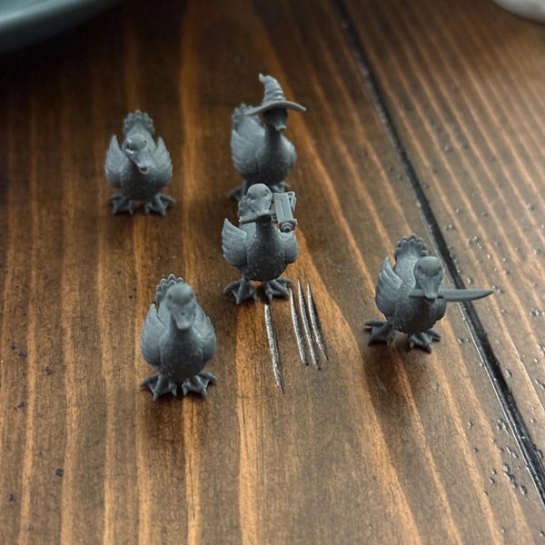 Base Bits - Geese (5 Bit Pack) | Sculpts by Goonmaster | 32mm Scale ...
