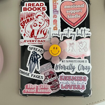 Emotional Support Kindle Heart Sticker Kindle Sticker Bookish Gifts ...
