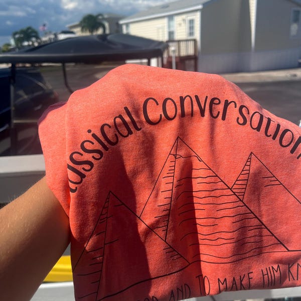 Classical Conversations to Know God and Make Him Known Pyramids Shirt ...