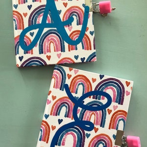 Lilly Monogram Decal Vinyl Monogram Sticker Monogram Decal | Etsy