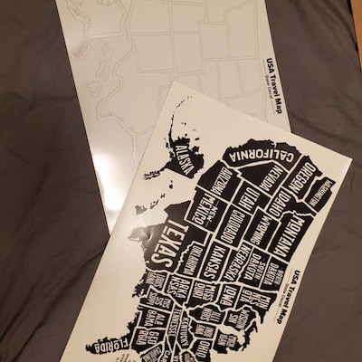 USA Magnet Travel Map for Rv's and Campers - Etsy