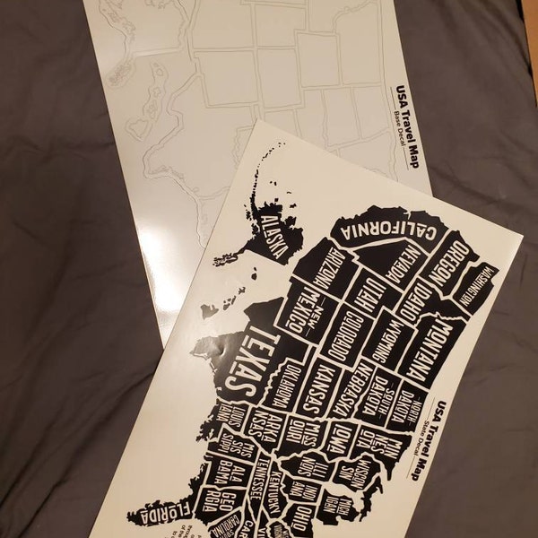 USA Magnet - Travel Map for Rv's and Campers - Etsy