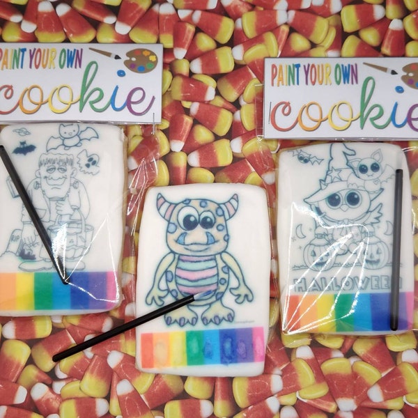 Pastel Paint Your Own PYO Cookie Topper / Paint Your Own Cookie ...